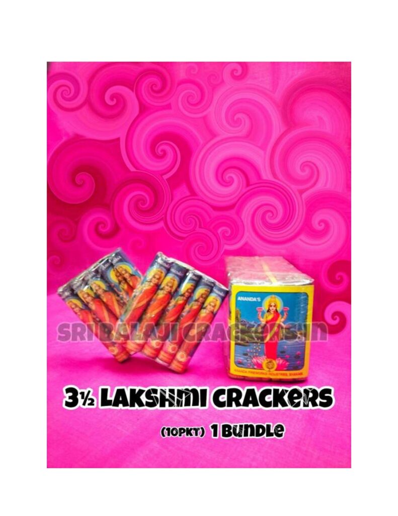 3 1/2 Lakshmi Crackers (10 Pkt) 1 Bundle – Sri Balaji Crackers ...